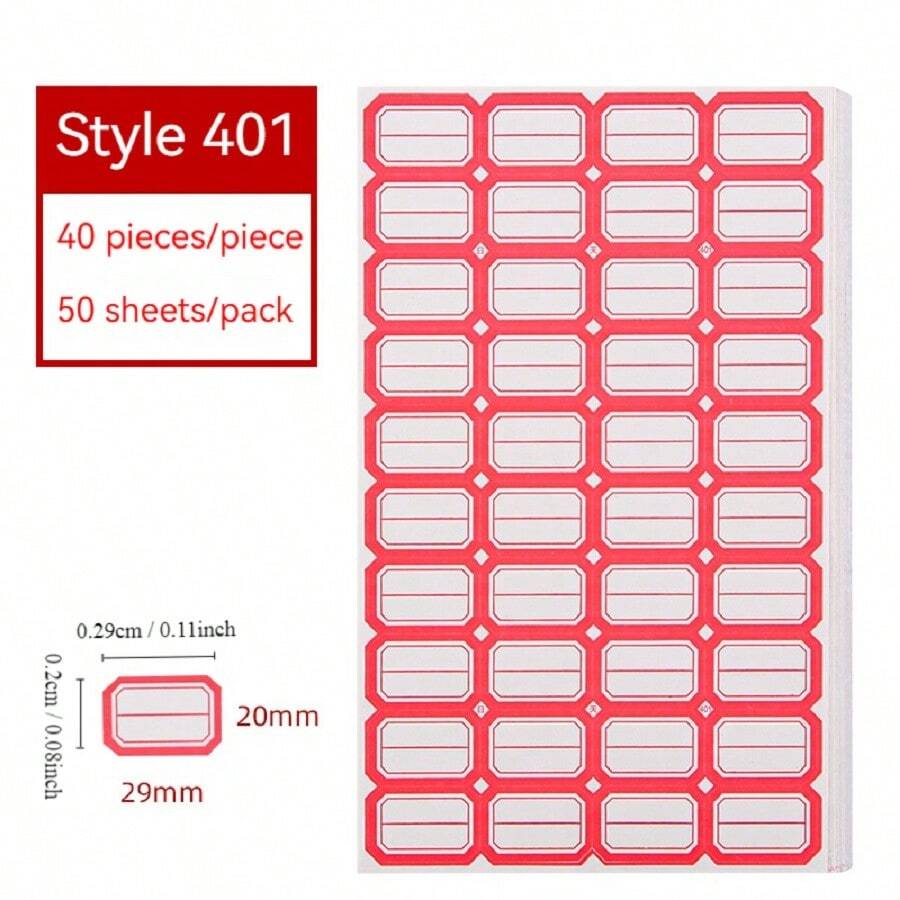 Self-Adhesive Waterproof Labels, Convenient Small Stickers For Office ...