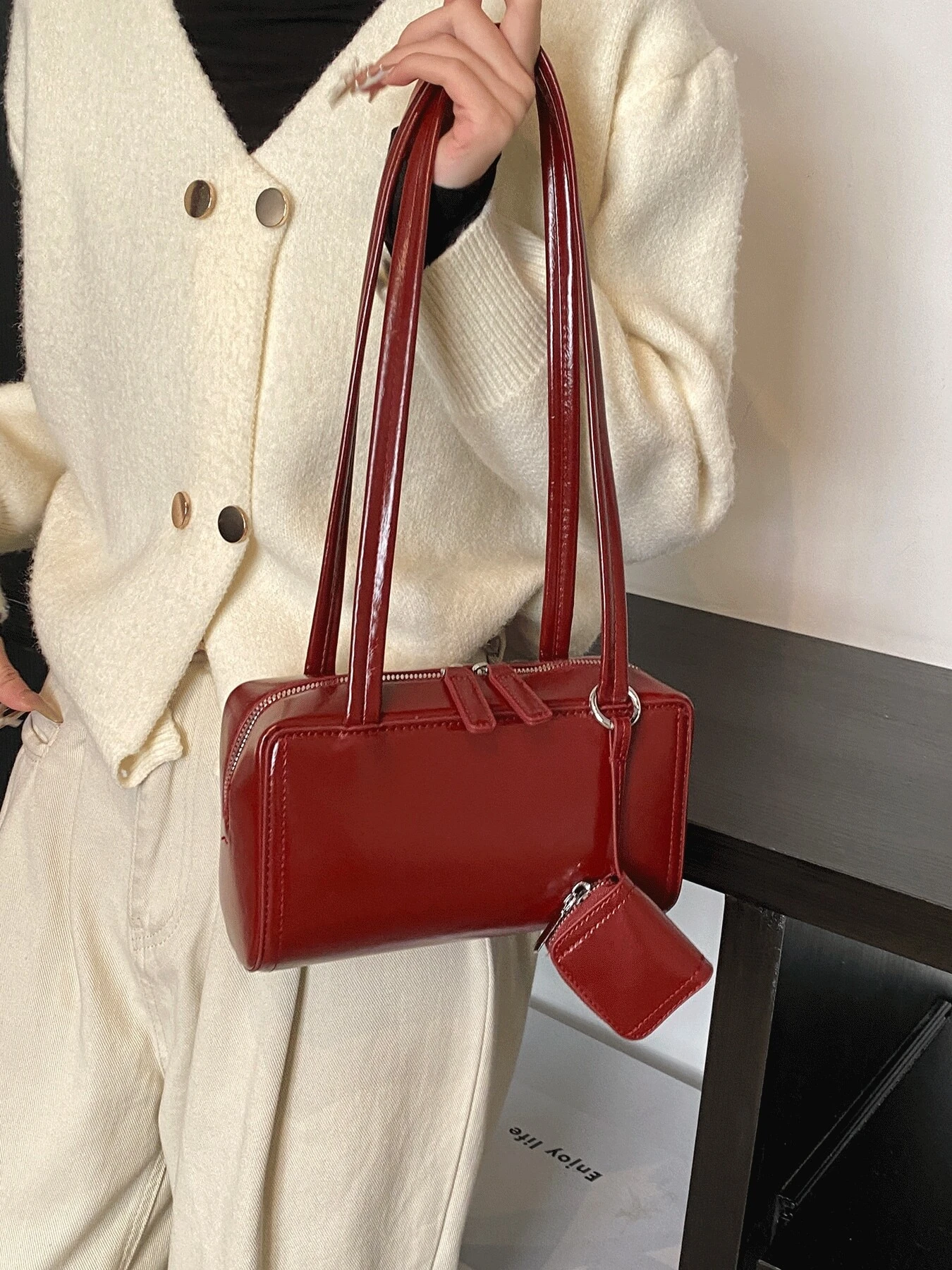 In 2024, The New Fashion Classic Joker Spice Girl Style Solid Color Pu ...