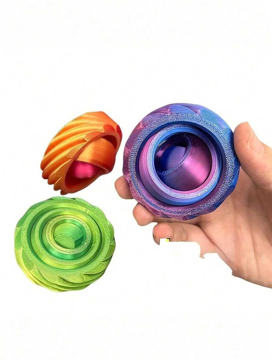3D Printed Rotating Gyroscope, Stress Relief, Adult Finger Spinner ...