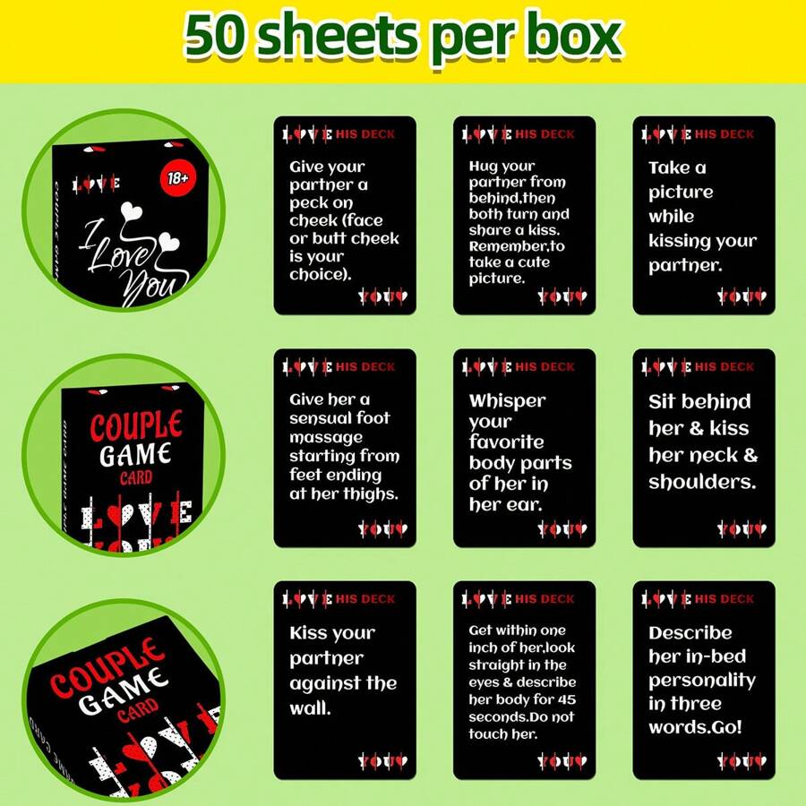 50pcs Creative Icebreaker Interaction Cards For Couples, Essential ...