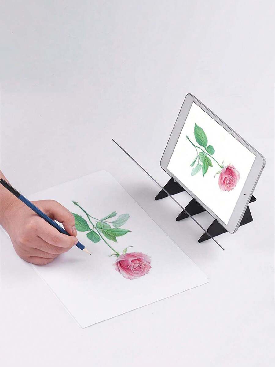 Een set van transparante projectie tekensjablonen, projectie- en ...