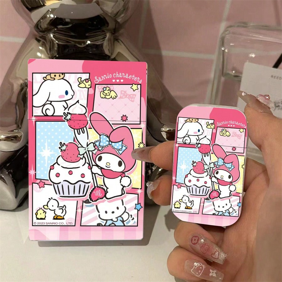 Sanrio Caixa de cigarro Sanrio Cute Cartoon Anime Cute Hello Kitty ...