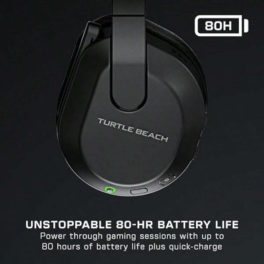 Turtle Beach Wireless Gaming Headset Stealth 600 Black 80 Battery 50mm ...