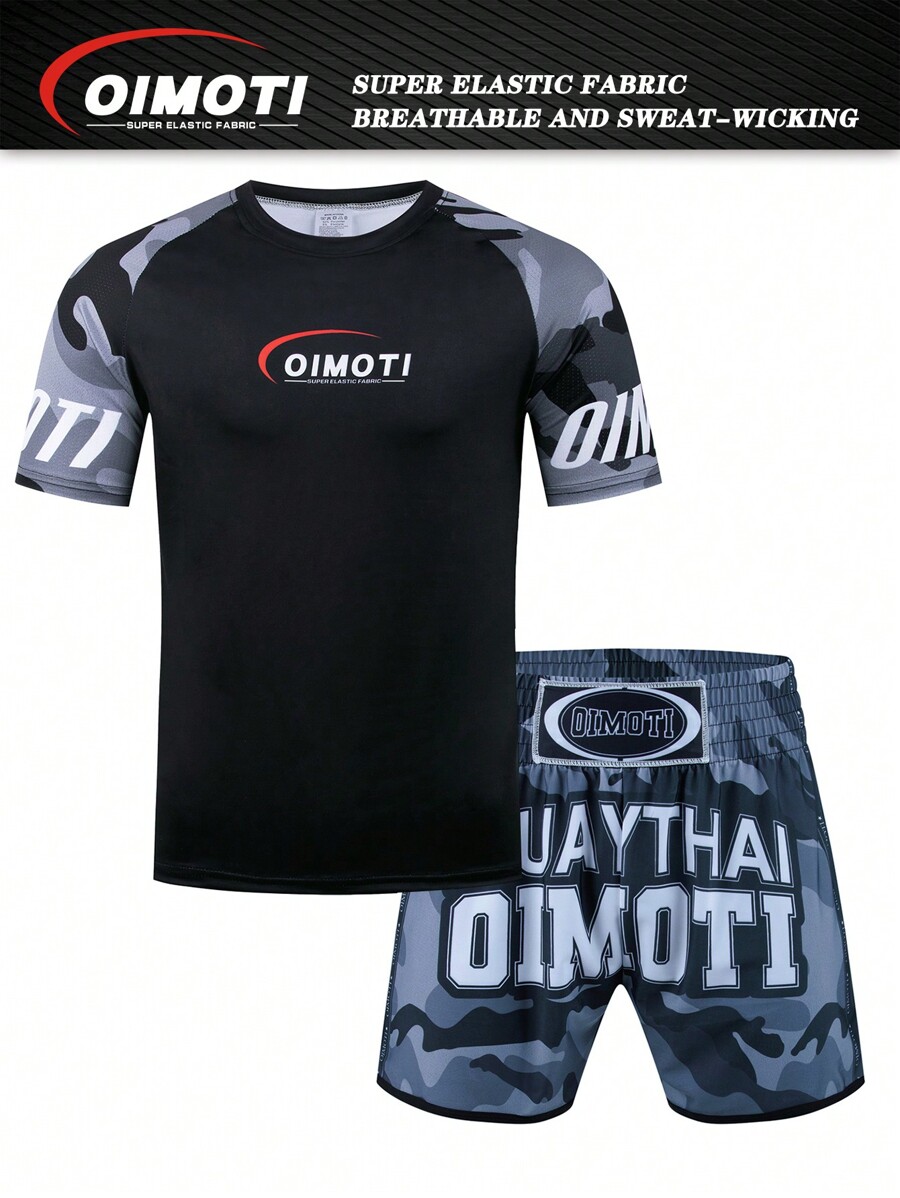 OIMOTI 1 Conjunto Short de Boxe com Design OIMOTI, Elástico Folgado e ...