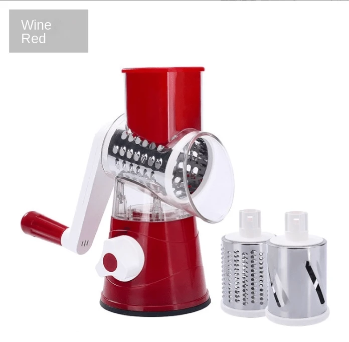 Household Kitchen Slicer Shredder Multi-Function Manual Cutter Rolling ...