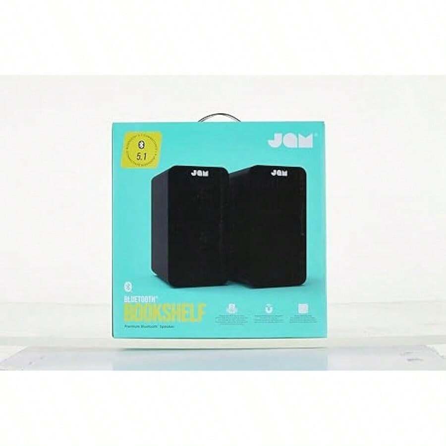 Bluetooth Bookshelf Speakers Compact Mains Powered Dual System Aux In