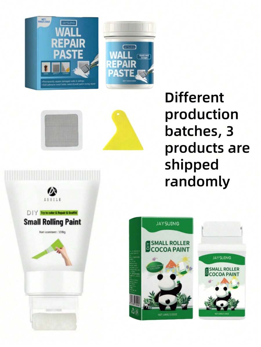 Wall Hole Filling & Repair Putty Kit - Home Wall Patching Compound To ...