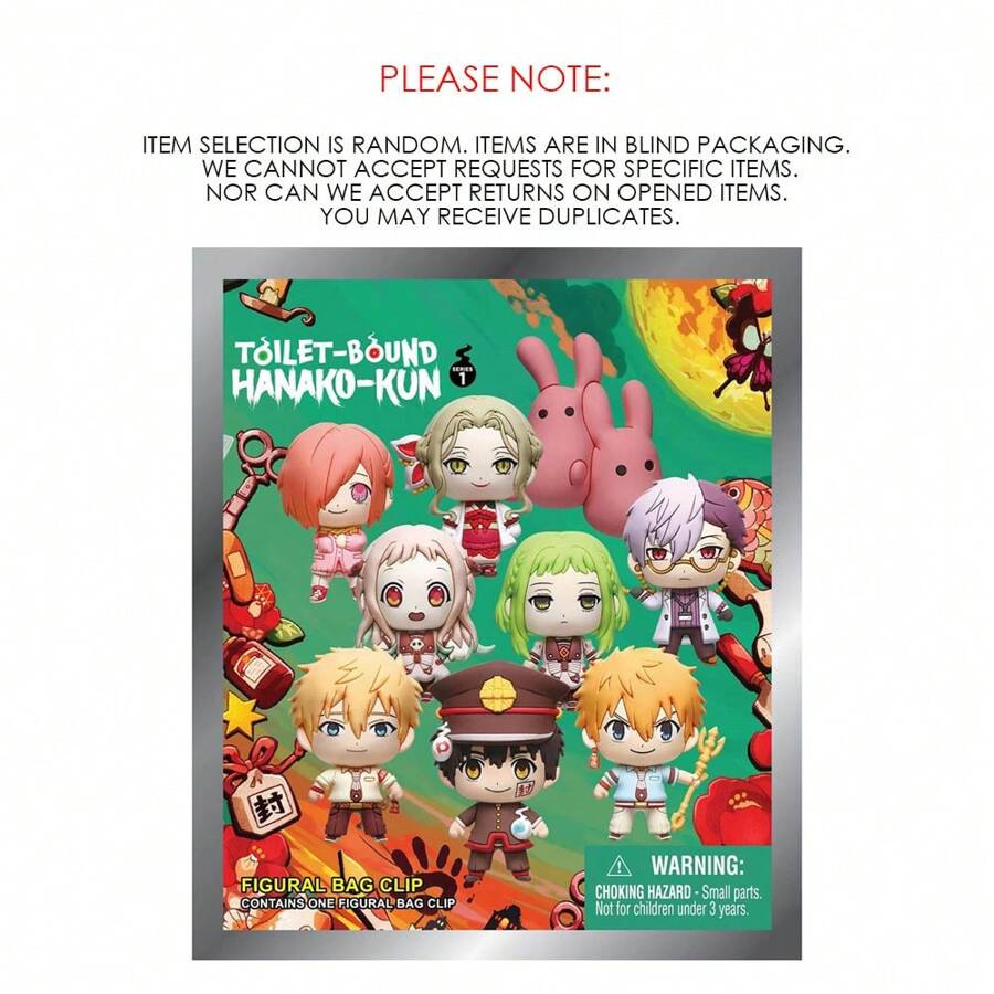 1 Piece Toilet-Bound Hanako-Kun Officially Licensed 3D Anime Characters ...