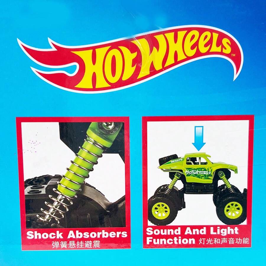 Hot Wheels Hot Wheels Monster Trucks, 1 speelgoedvrachtwagen op schaal ...