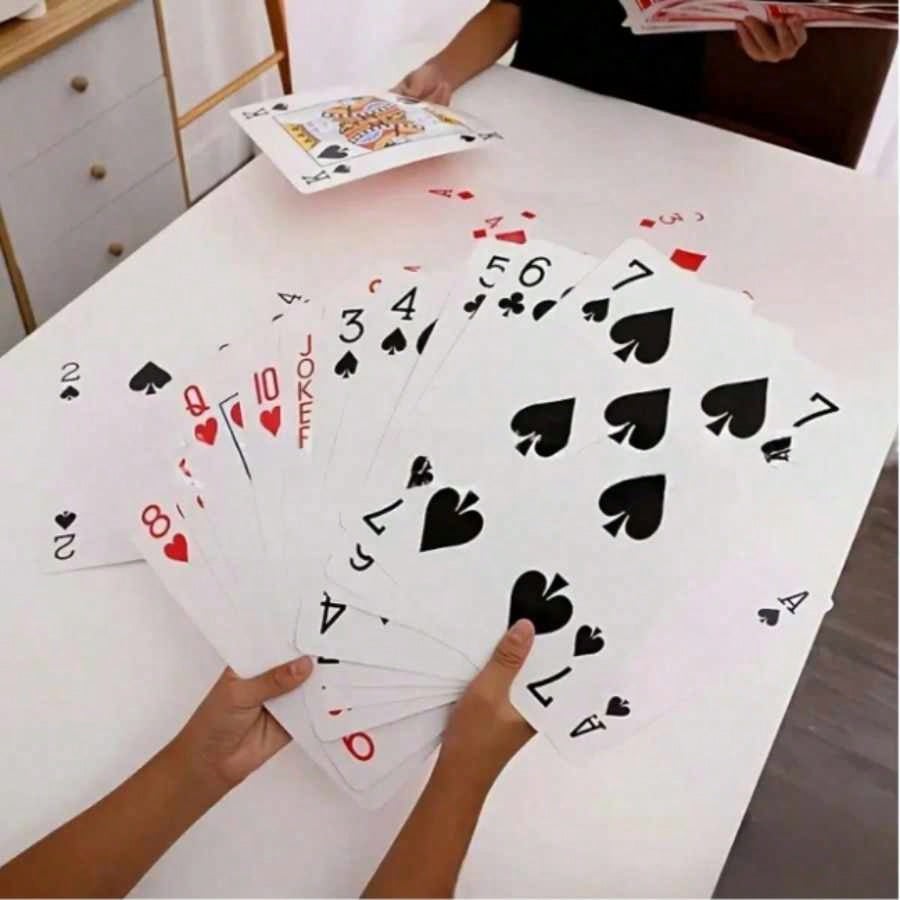 54 Oversized Playing Cards, Large Playing Cards, Giant Wedding Cards ...