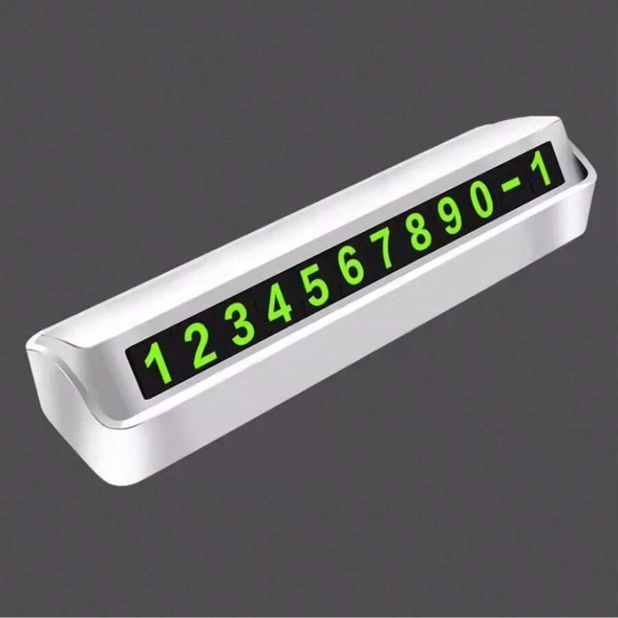 Car Temporary Stop Sign Temporary Parking License Plate Portable Light ...