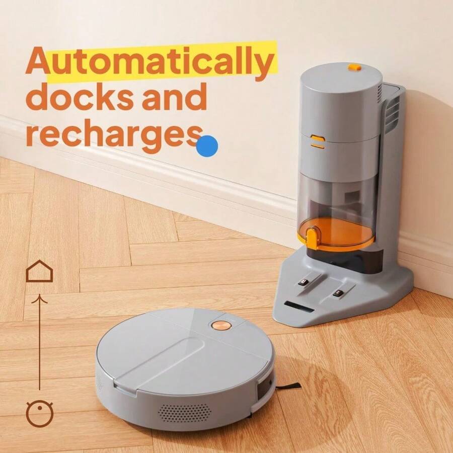 LIGHT 'N' EASY Ultra-Quiet, Ultra-Thin - Robot Vacuum Automatic ...