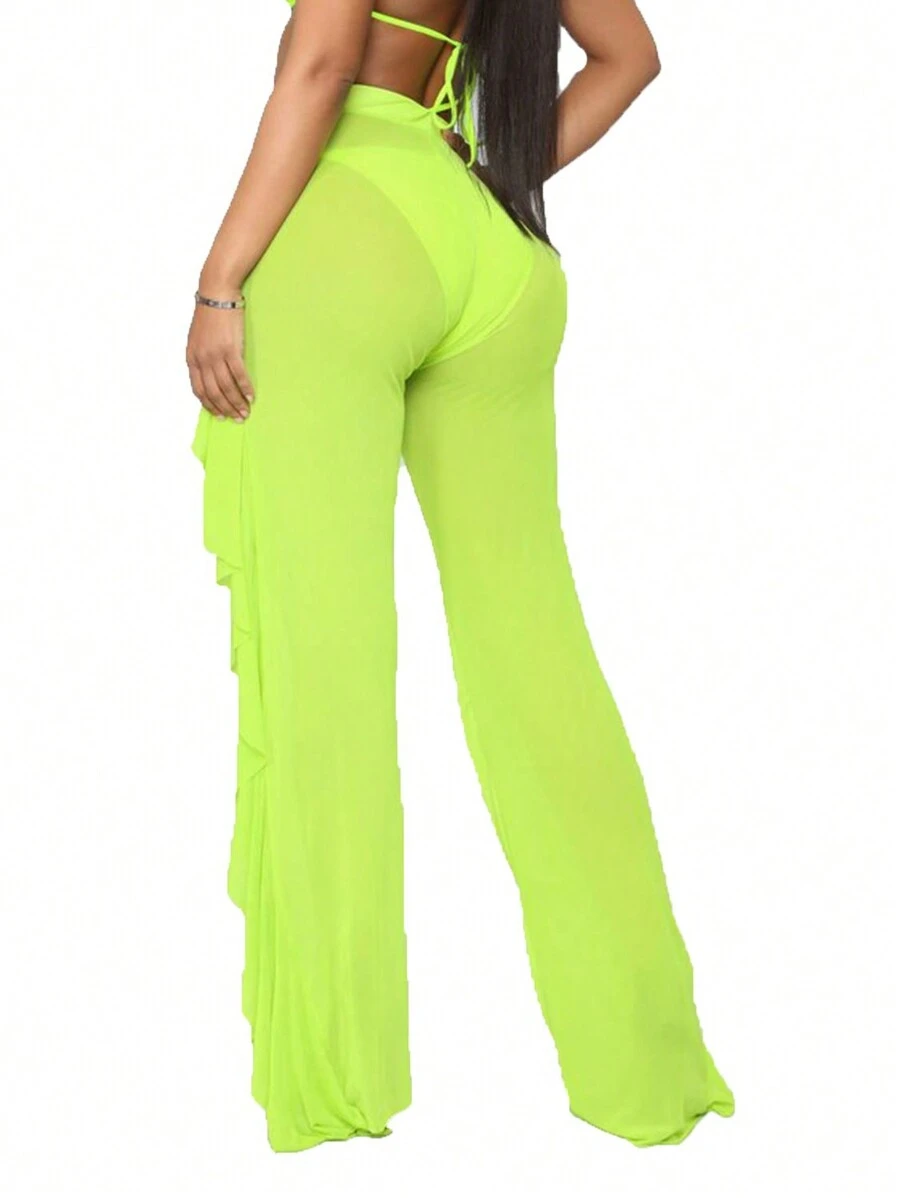 CICILEEDA Swimsuit Bikini Beachwear Mesh Cover Up Trunks Nettepants ...