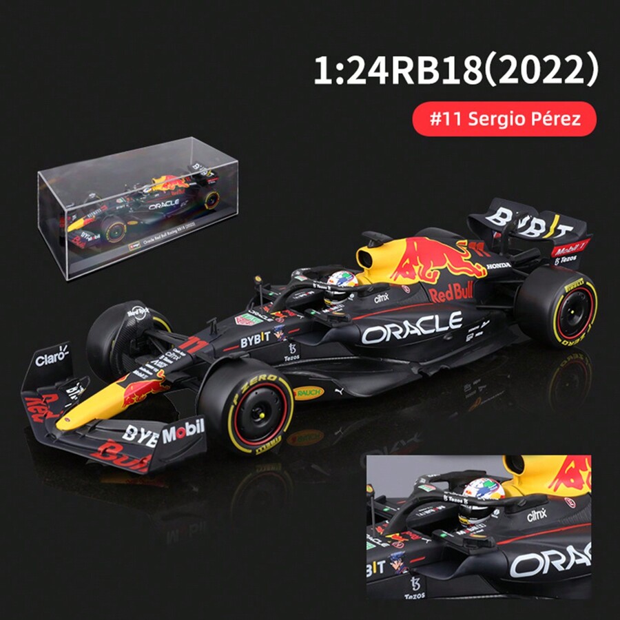 Burago 1:24 Red Bull RB18 F1 Car Model 2022 Alloy Simulation Car Model ...