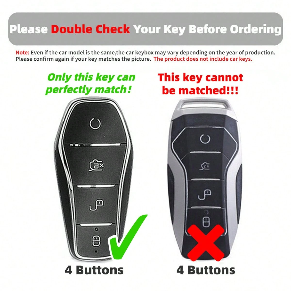 Cute TPU Car Key Smar Cover Case, Fit For BYD Song Plus ATTO 3 Dolphin Tang Dmi Han EV Qin Yuan ...