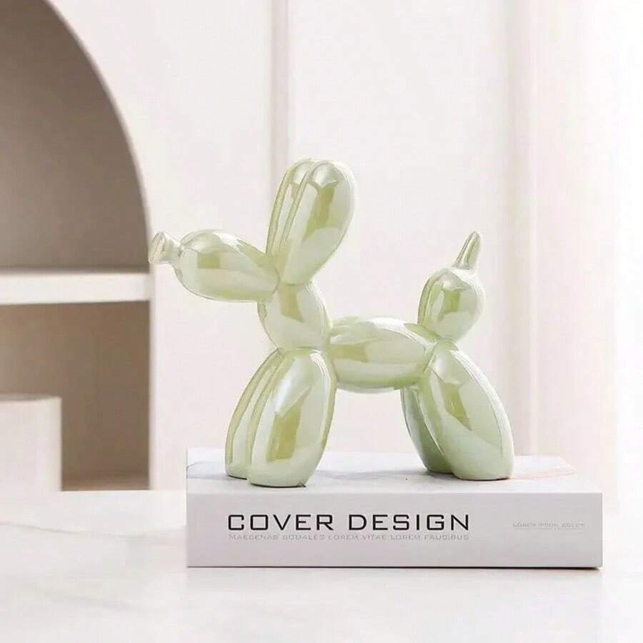 Nordic Ceramic Balloon Dog Abstract Ornament Creative Sculpture Study ...