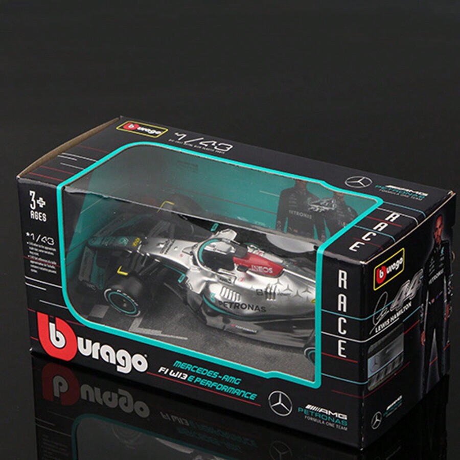 Burago Burago 1:43 Carro de Corrida Mercedes-Benz W13 F1 Modelo | SHEIN ...