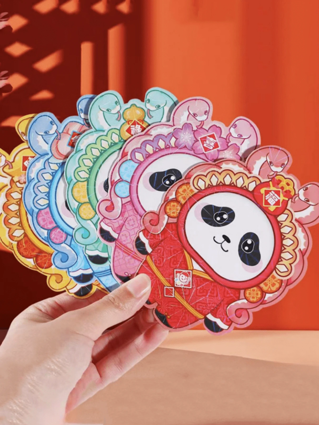 5pcs 2025 New Year Snake-Shaped Cute Red Packet, Auspicious Lai See ...