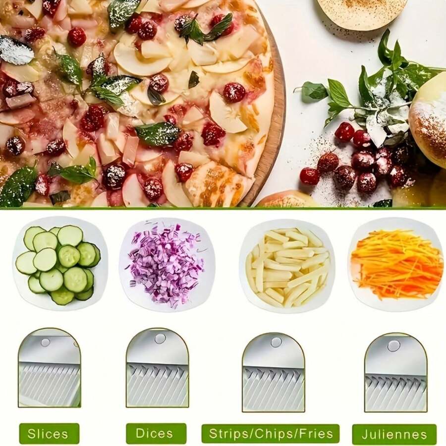 1PC Five In One Vegetable Chopper - An Easy-To-Use Food Slicer ...