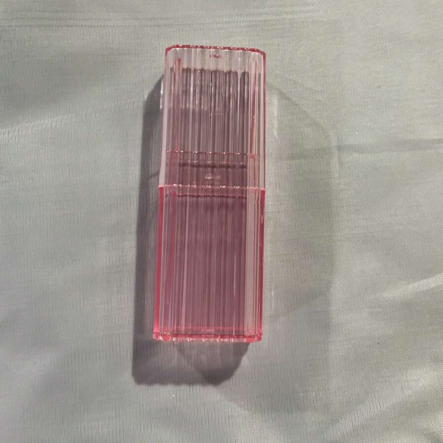 Cleaning Swab Holder, Clear Plastic Flosser Dispenser With Lid ...