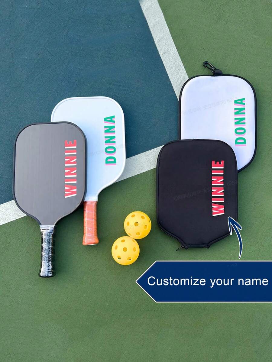 Personalized Name Free Customization Pickleball Racket Storage Bag ...