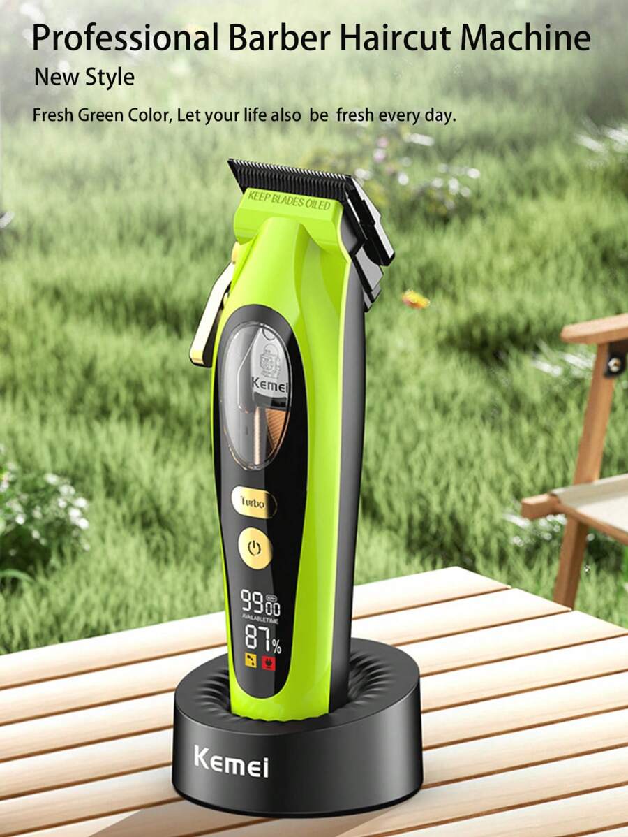 Kemei KM-2035 Professional Barber Hair Clipper 9900RPM Super High Speed ...