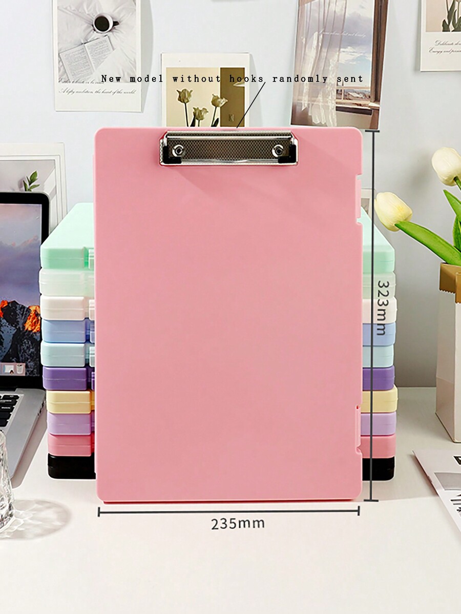 1pc Large Capacity A4 Paper File Storage Clipboard, Multi-Function 2-In ...