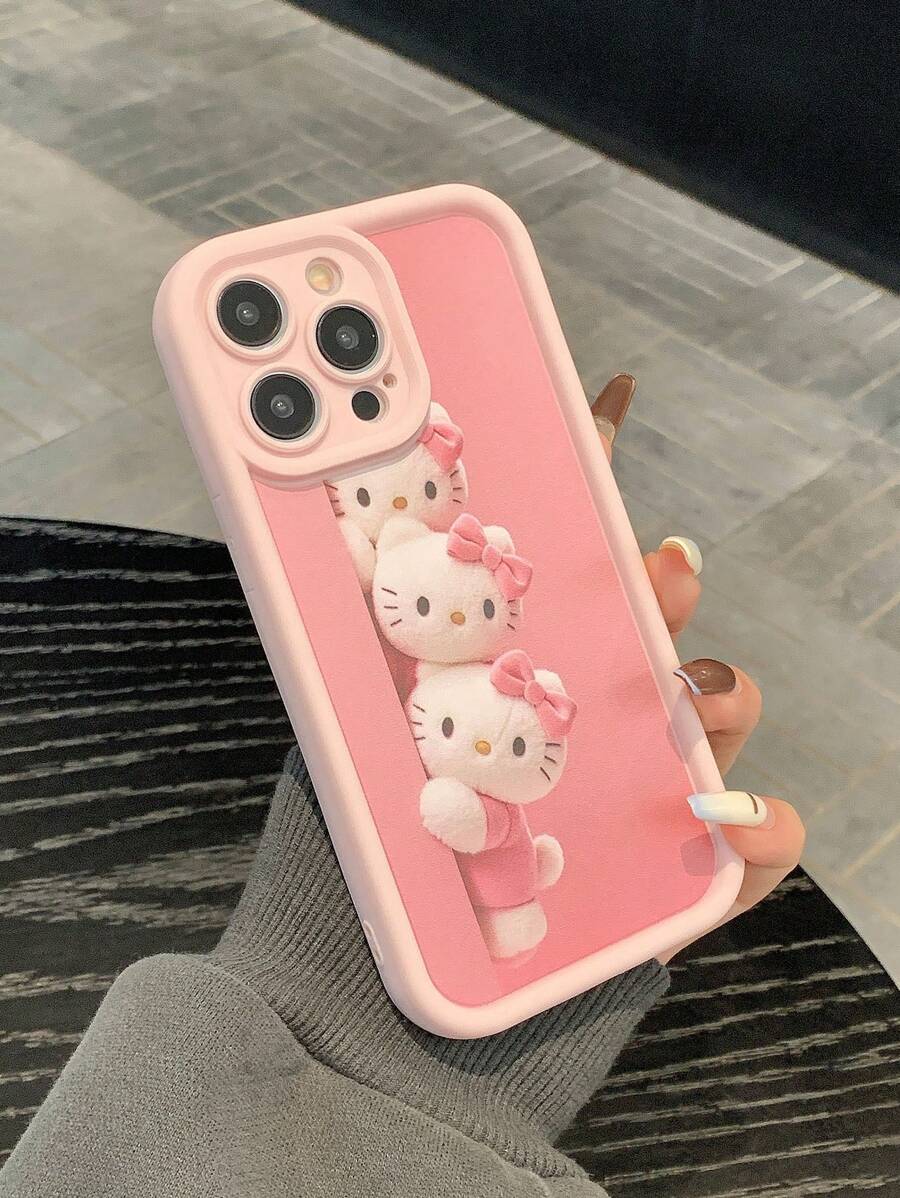 Sanrio HelloKitty Doll High Bamboo Soap Case Shockproof Phone Protective Cover Compatible With ...