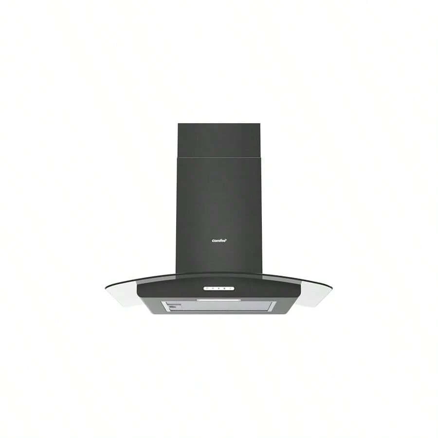 60cm Canopy Cooker Hood 60V17-60 LED Light Glass Chimney Hoods 600mm ...