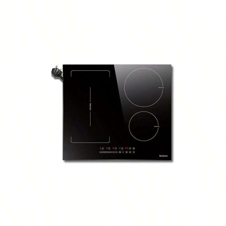 Plug-In Induction Hob 13 Amp 2800W 60cm Electric Hob Flex Zone Touch ...