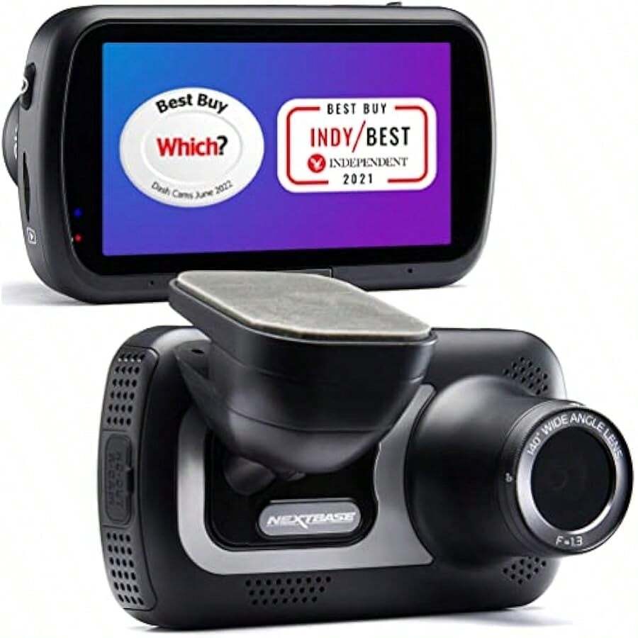 1440p Quad HD Dash Cam For Cars With 140° Wide Angle 6 Lane View WiFi ...