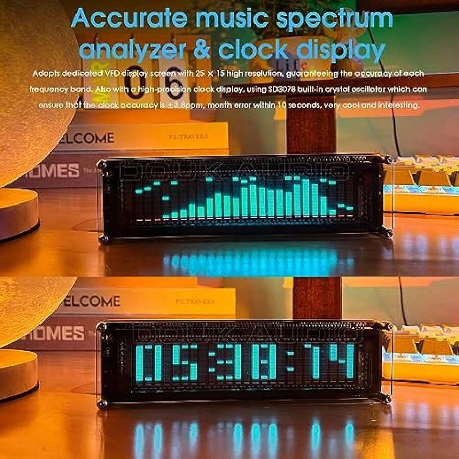 15 Level Indicator VU Meter Screen Amplifier VFD LED Display For Hi-Fi ...
