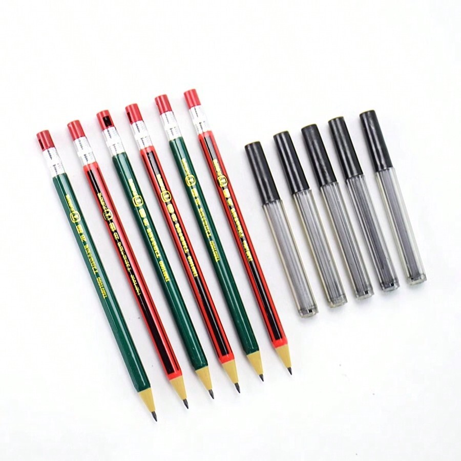 2.0mm Automatic Mechanical Pencil With 2B Lead Refill, No-Sharpening ...