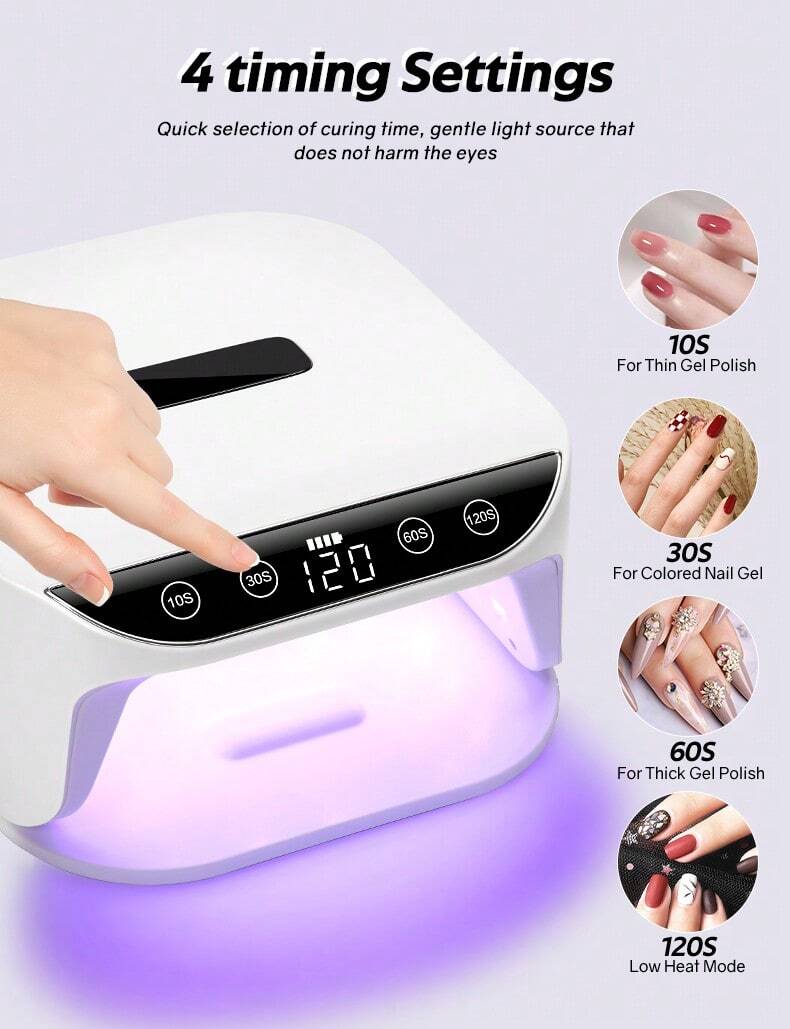 Professional Nail Lamp Rechargeable 36leds Uv Led Nail Drying Lamp