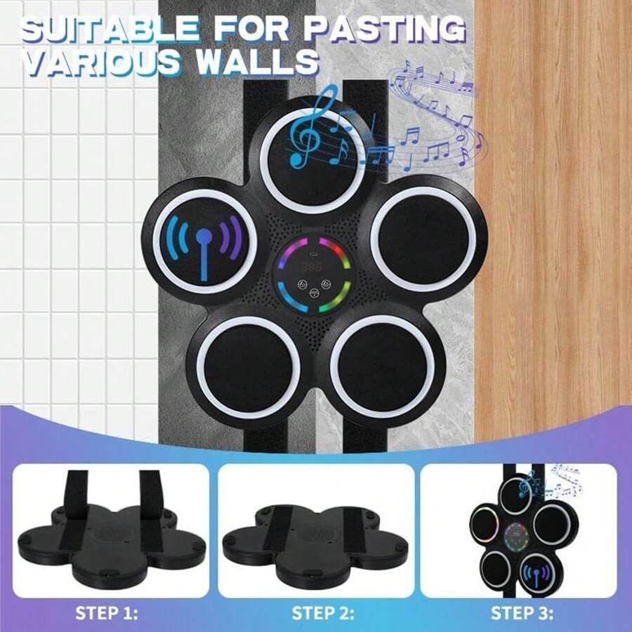 2025 New Model Music Punching Machine Wall Mounted With Premium Gloves ...