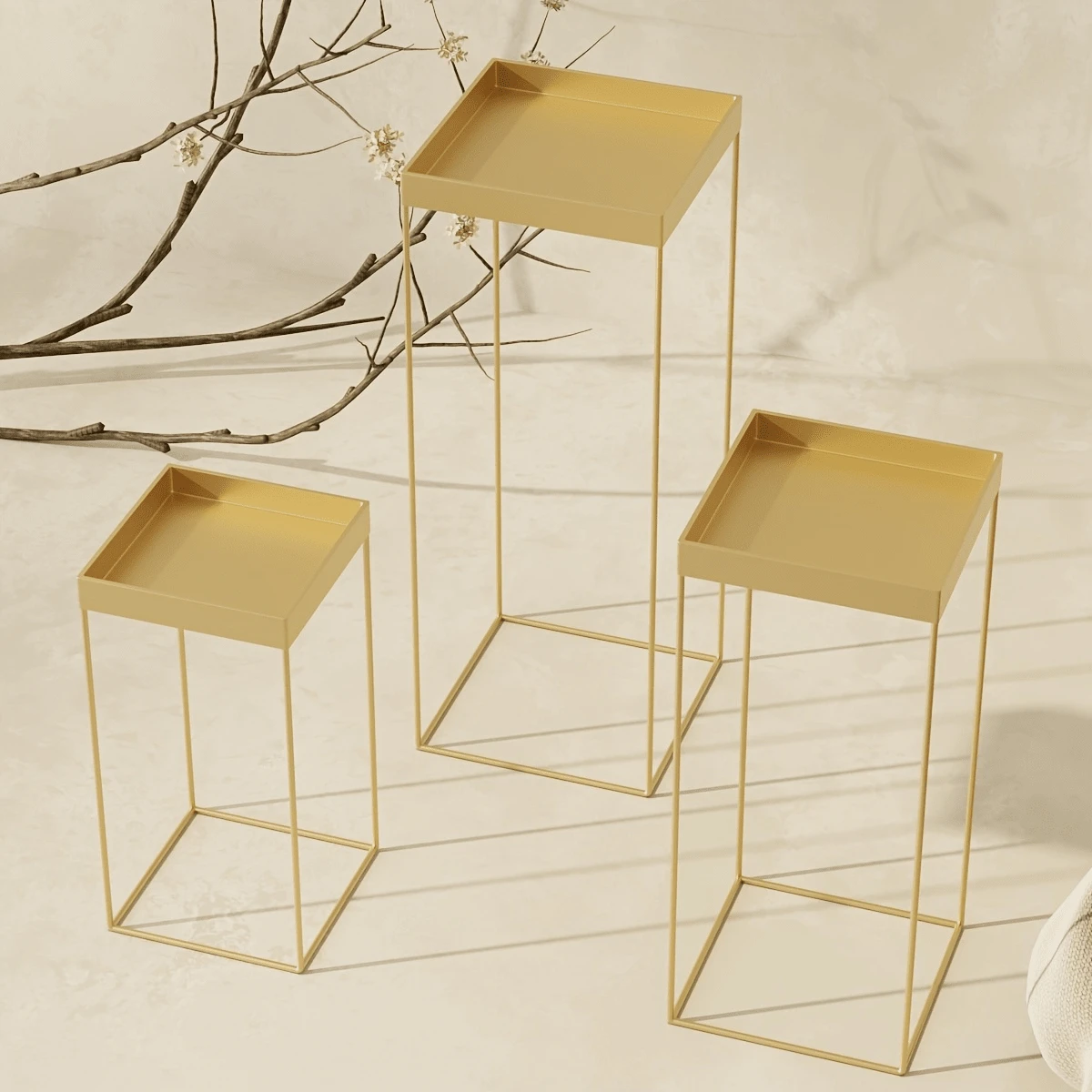 Gold Sweet Table Display Stand, Wedding Reception Fruit Stand, Metallic ...