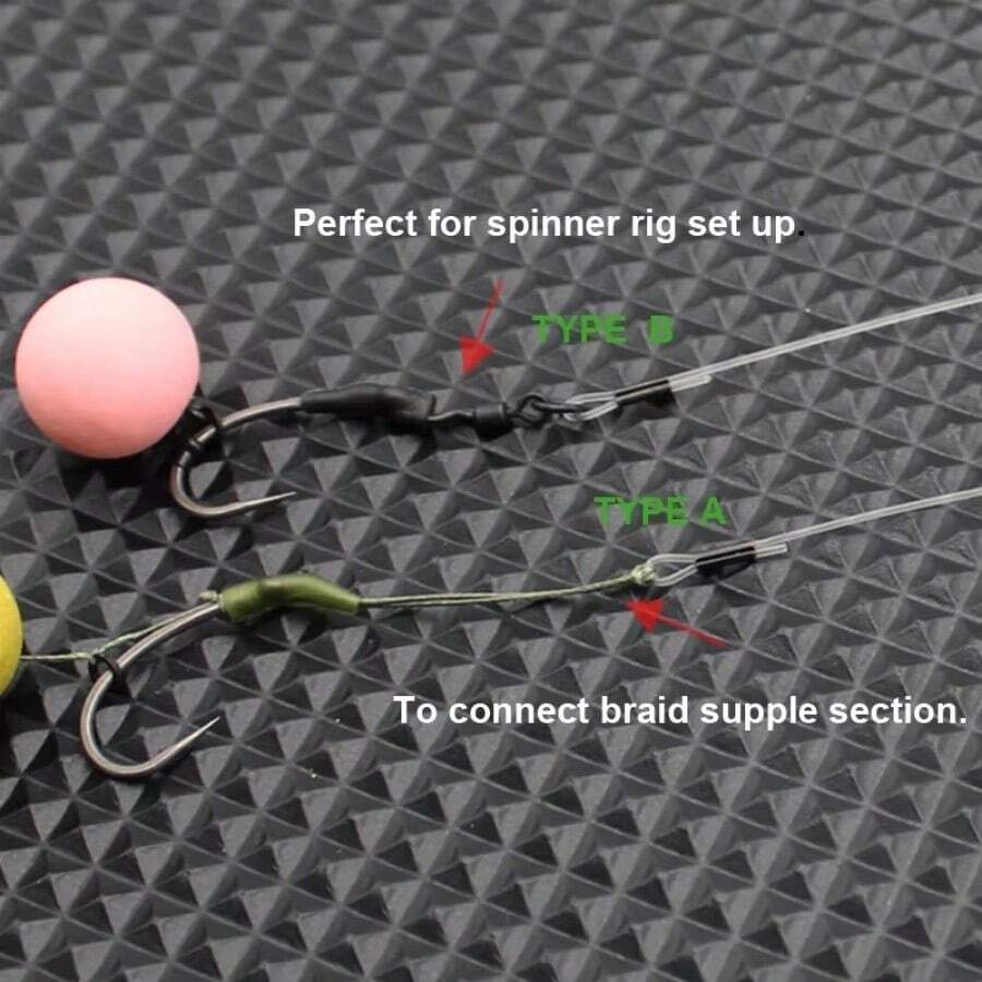 Lenza per pesca alla carpa, accessorio per il montaggio di ami per la pesca alla carpa ...