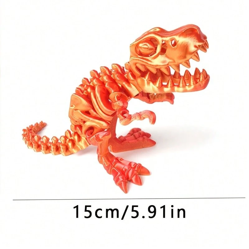 2pcs Cartoon Rubber Animal Tiger Hand Puppet Toy For Party, 3D Dinosaur ...