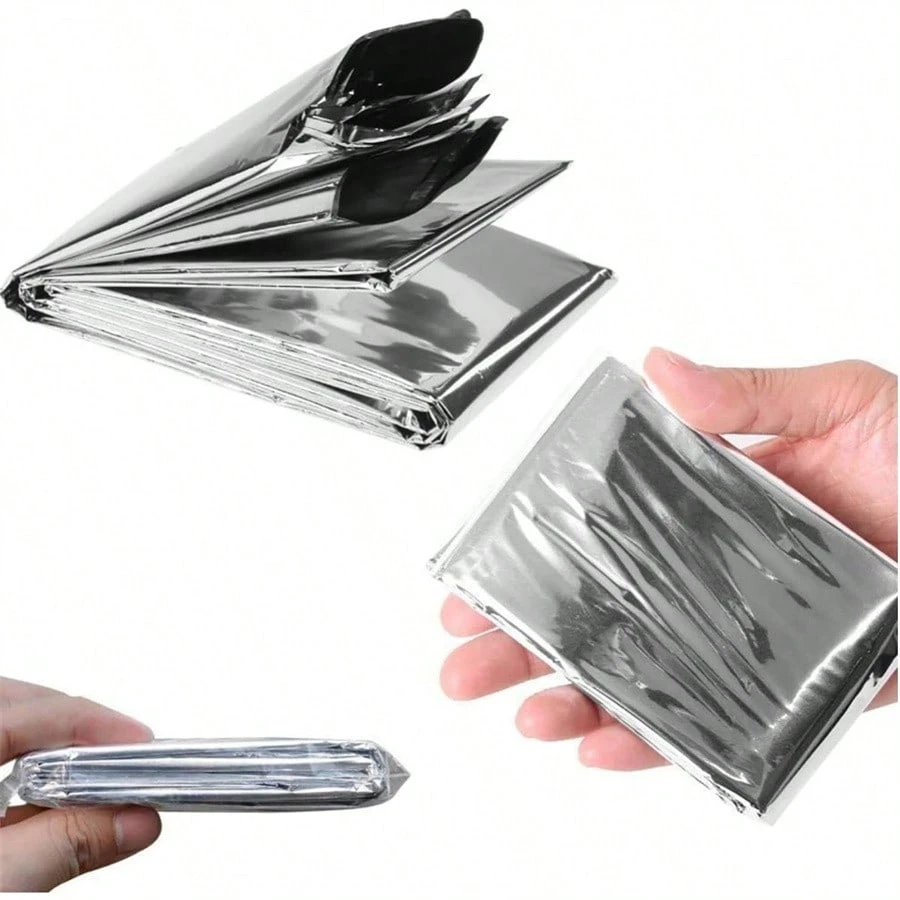 Coperta termica di emergenza in alluminio, coperte termiche Mylar per ...