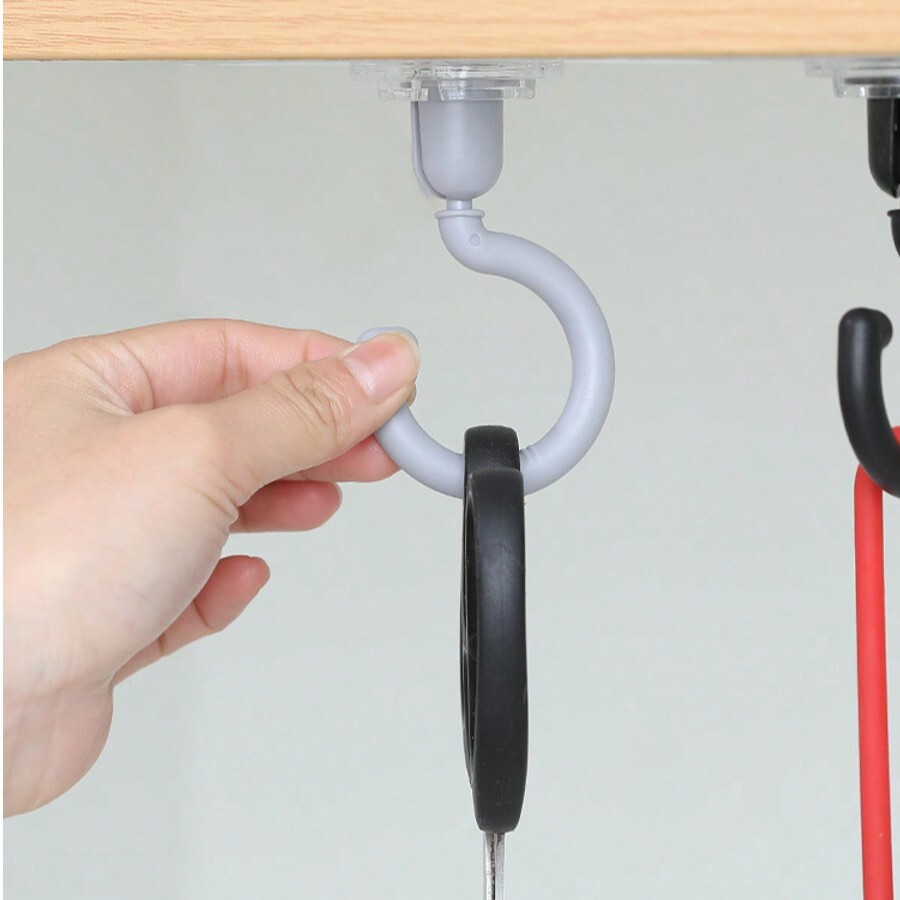 Ceiling Rotating Hanging Hooks For Ceiling, Wall-Mounted No Trace ...