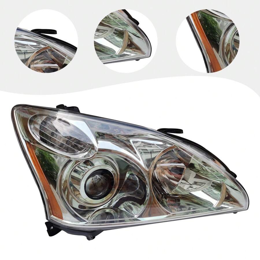 Headlights Assembly Replacement Compatible For 2004-2009 Lexus RX330 ...