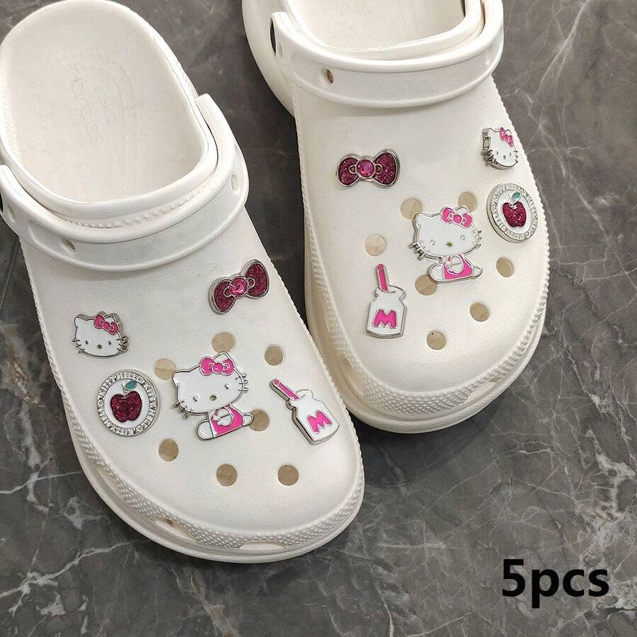Sanrio 5pcs Bling Hello Kitty Shoe Charms Cartoon Sanrio Shoe ...