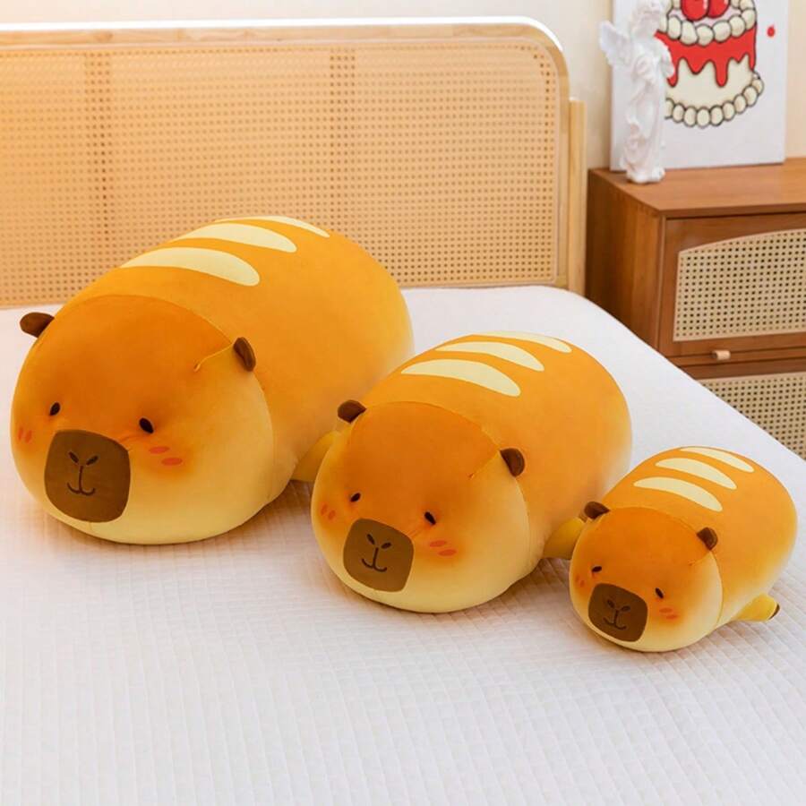 New Baking Baker Capybara Plush Doll, Cute Capybara Bread Series Soft Doll | SHEIN South Africa