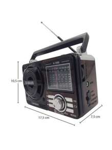 Portable Vintage Retro Radio With Bluetooth Chargeable Via Socket ...