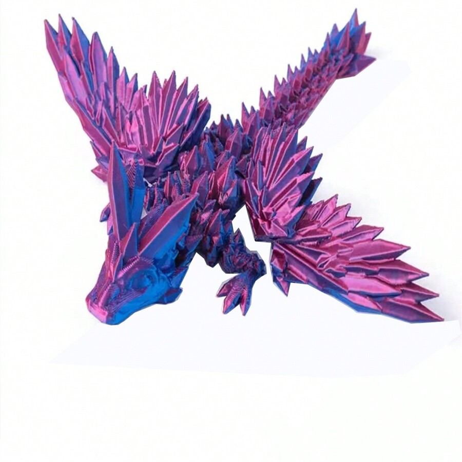 Set Of 3D Printed Dragons, Fidget Toys For Adults, 3D Printed ...