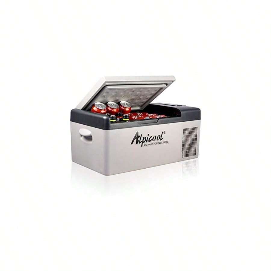 15L 12V Mini Fridge Quiet Portable Camping Refrigerator Zer For Car ...