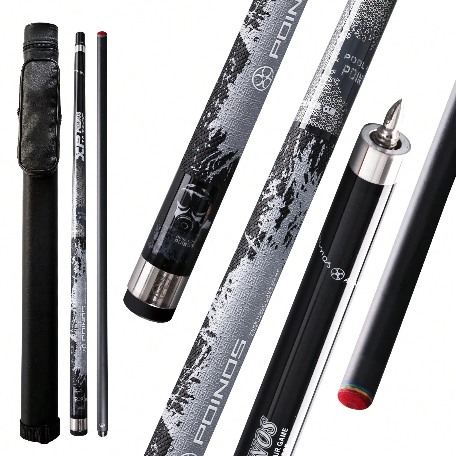 Pintura en aerosol de fibra de carbono perlada Poison 58", agarre de ...