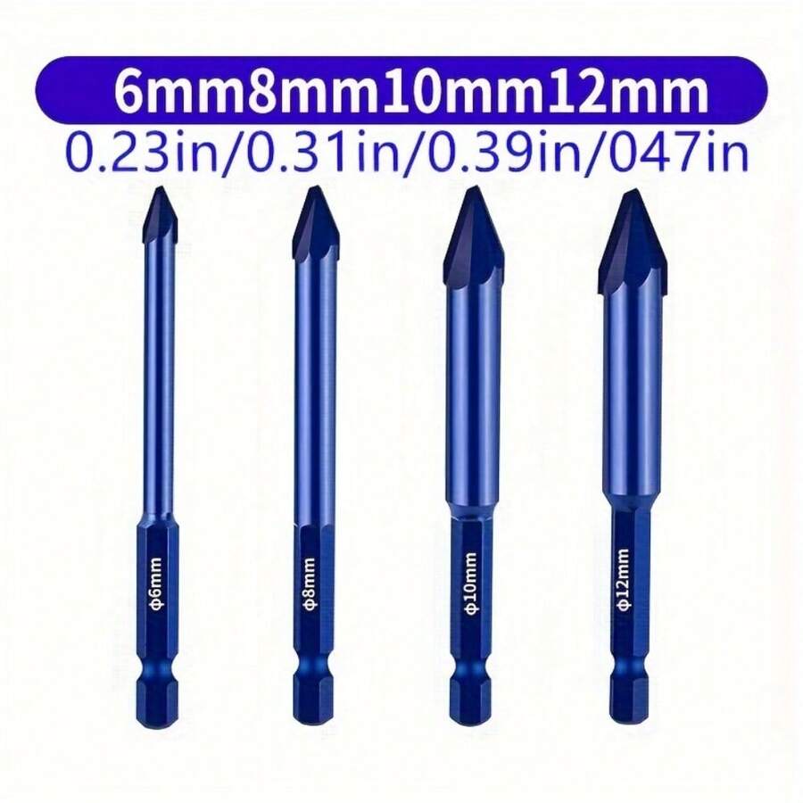 Hexagonal Inclined Head Eccentric Drilling Ceramic SLATE Drilling Dry ...