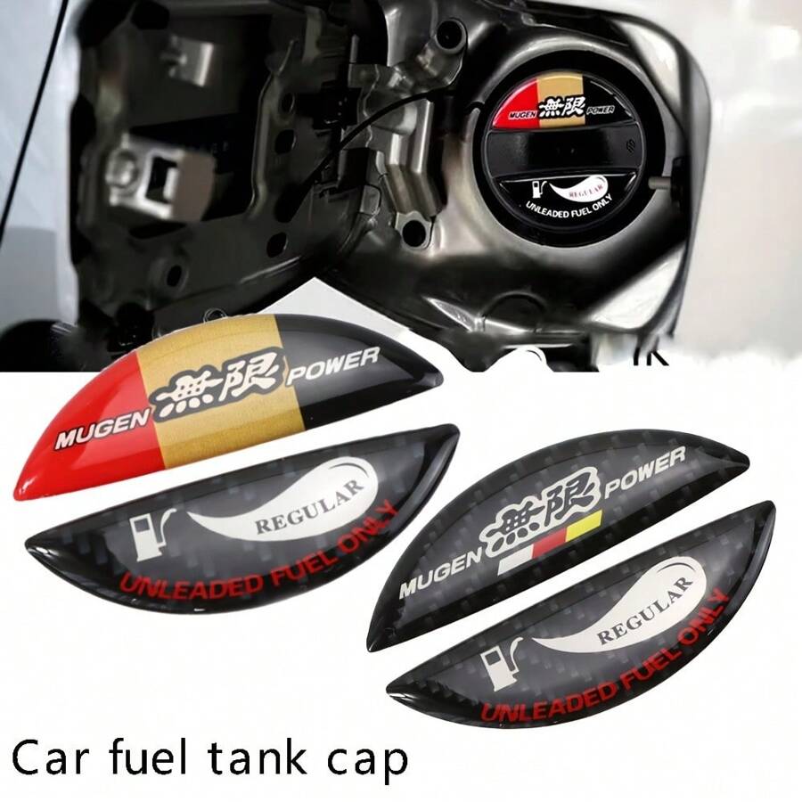 1pc Car Fuel Tank Cap Decoration Decal Sticker, Easy Installation ...