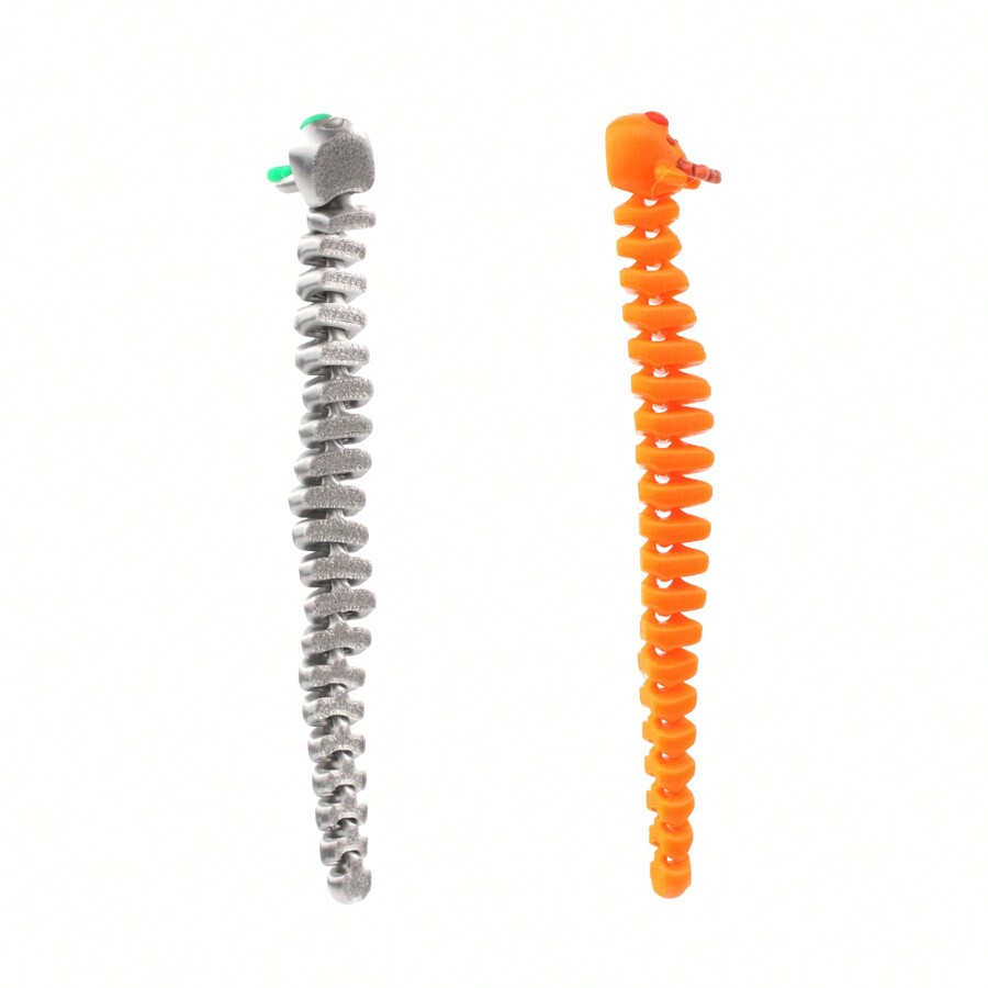 Mini Deer & Snake Joint Posable Figures, Cute Small Snake Model With ...